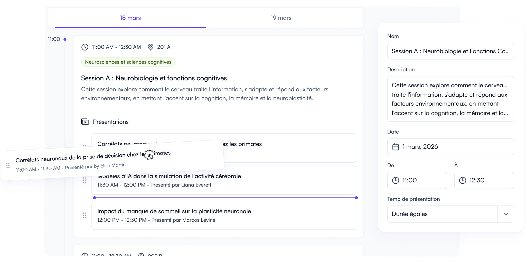Programme de conférence - Fourwaves