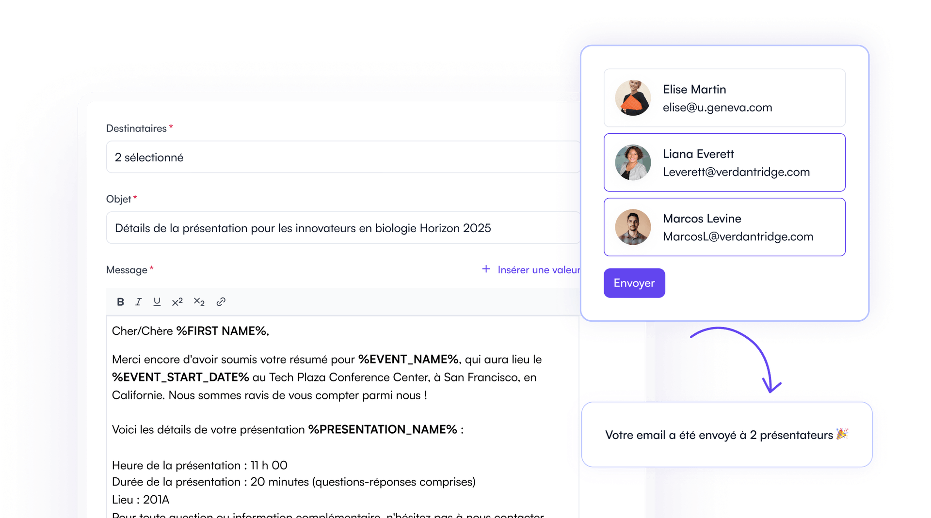 Programme de conférence - Fourwaves