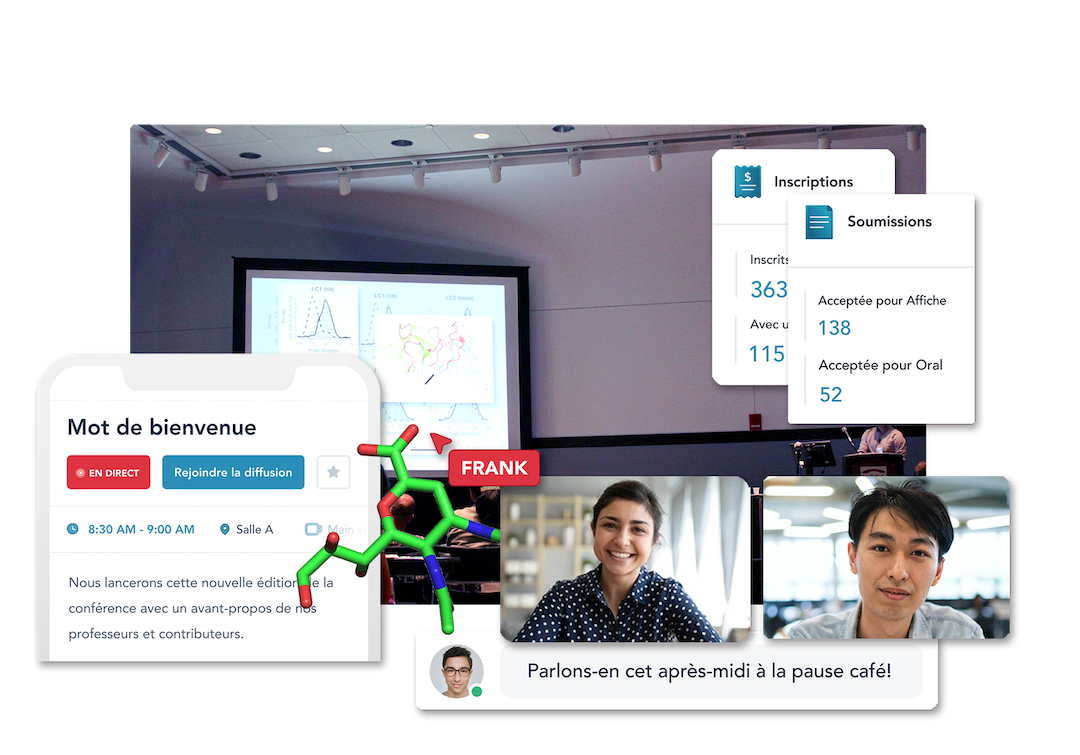 Plateforme d'événements pour les colloques et conférences - Fourwaves